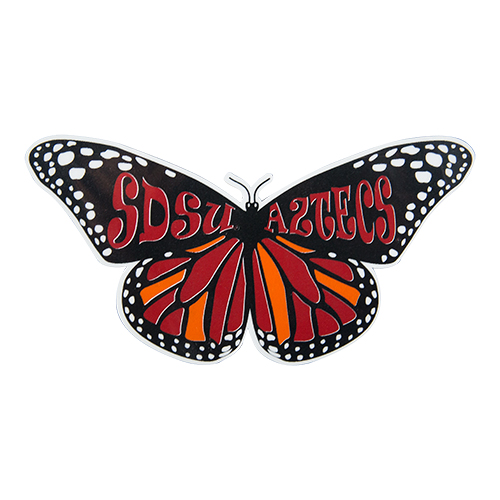 Shop Aztecs - SDSU Aztecs Butterfly Decal