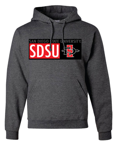 Shop Aztecs - San Diego State University Boxed Logo Sweatshirt