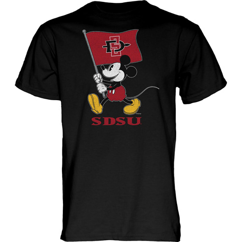 shopaztecs - SDSU x Disney Flag Waver SDSU T-shirt