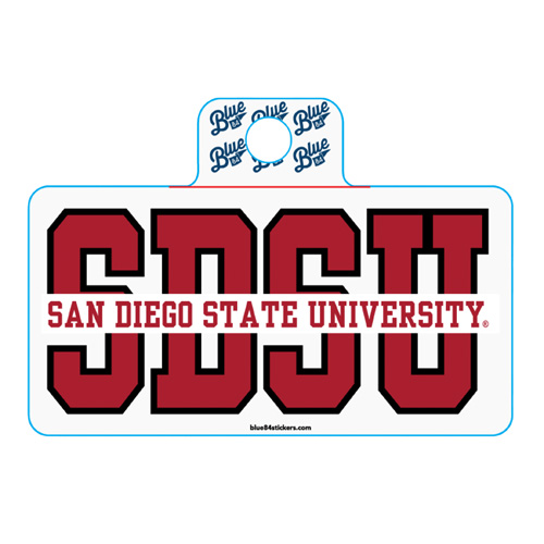 shopaztecs - SDSU W/ San Diego State University Through Decal