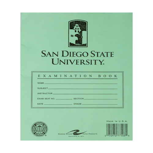 Shop Aztecs - 8.5 x 11 Exam Book