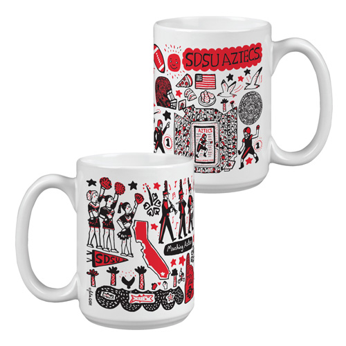 shopaztecs - 15 Oz Mug Julia Gash Stadium