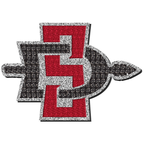 Shop Aztecs - Jumbo SD Interlock Glitter Magnet