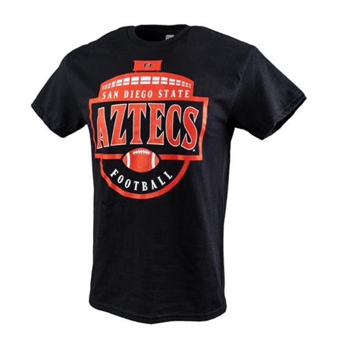 Shop Aztecs - San Diego State with Football Icon Tee