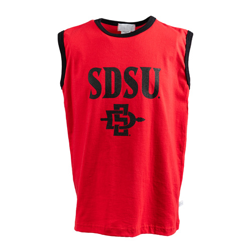 shopaztecs - SD Interlock SDSU Youth Tank Top