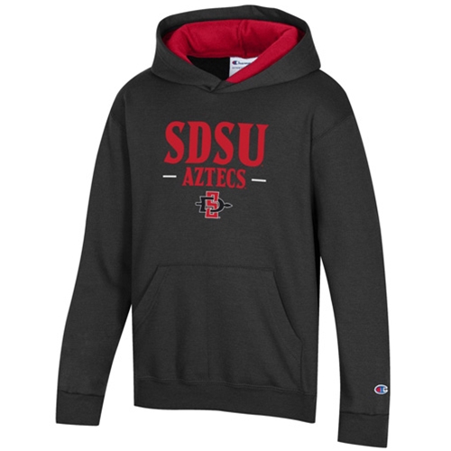 Shop Aztecs - Youth SDSU Aztecs SD Inderlock Contrast Lined Hood