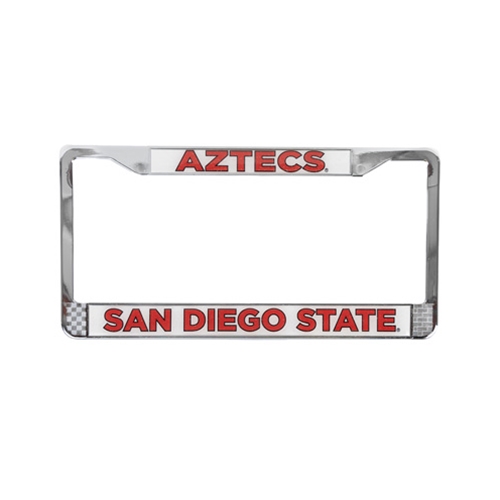 Shop Aztecs - San Diego State Aztecs Glitter License Plate Frame