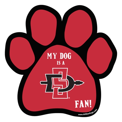 Shop Aztecs - My Dog is a SDSU Fan Magnet