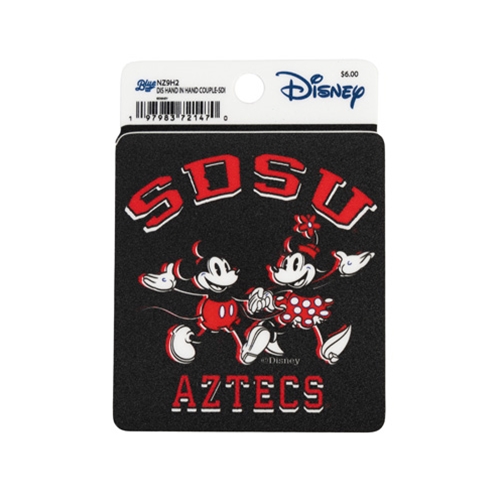 Shop Aztecs - SDSU Aztecs with Mickey and Minnie Holding Hands Disney Decal