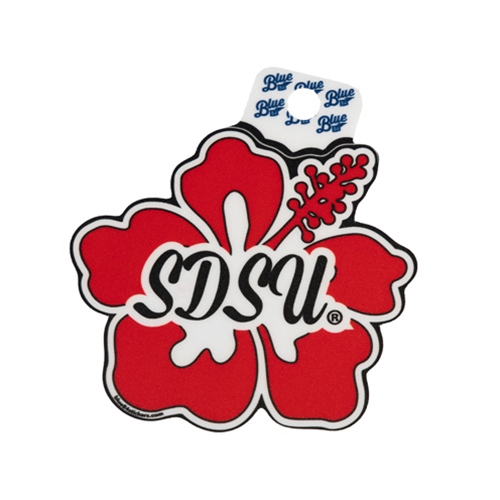 Shop Aztecs - SDSU Hibiscus Flower Decal