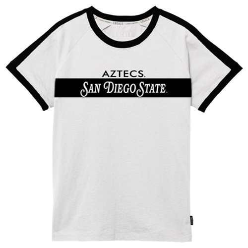 Shop Aztecs - Women's Swell Ringer Tee SDSU Aztecs
