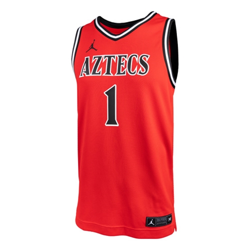 Shop Aztecs - Nike Jordan Basketball Jersey Aztecs #1