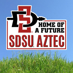 shopaztecs - Future SDSU Aztecs Yard Sign