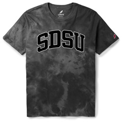 Shop Aztecs - Tie Dye Crewneck Tee Arch SDSU