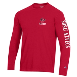 Shop Aztecs - SD Interlock Over Aztecs Front And Back With SDSU Aztecs ...